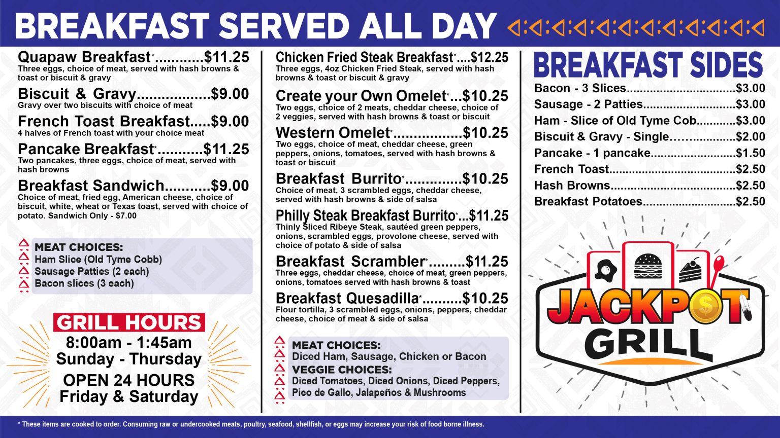 Jackpot Grill – Quapaw Casino