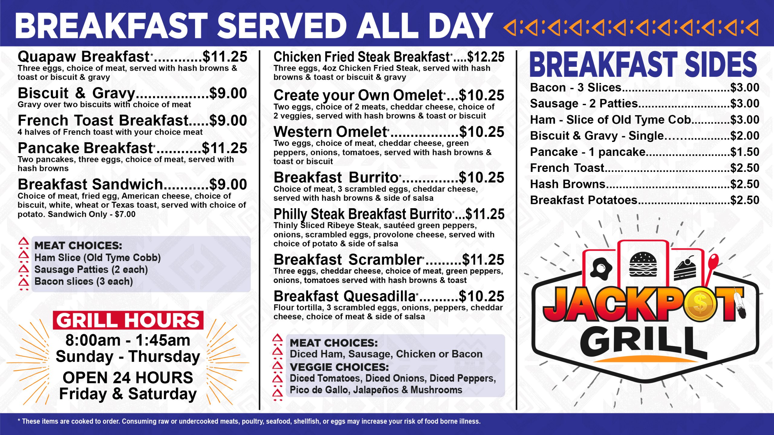 Jackpot Grill – Quapaw Casino